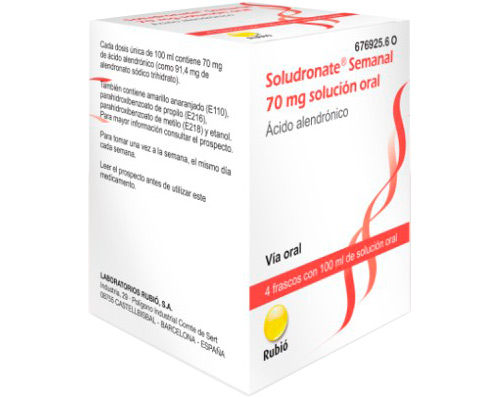 Soludronate® Semanal 70 mg solución oral