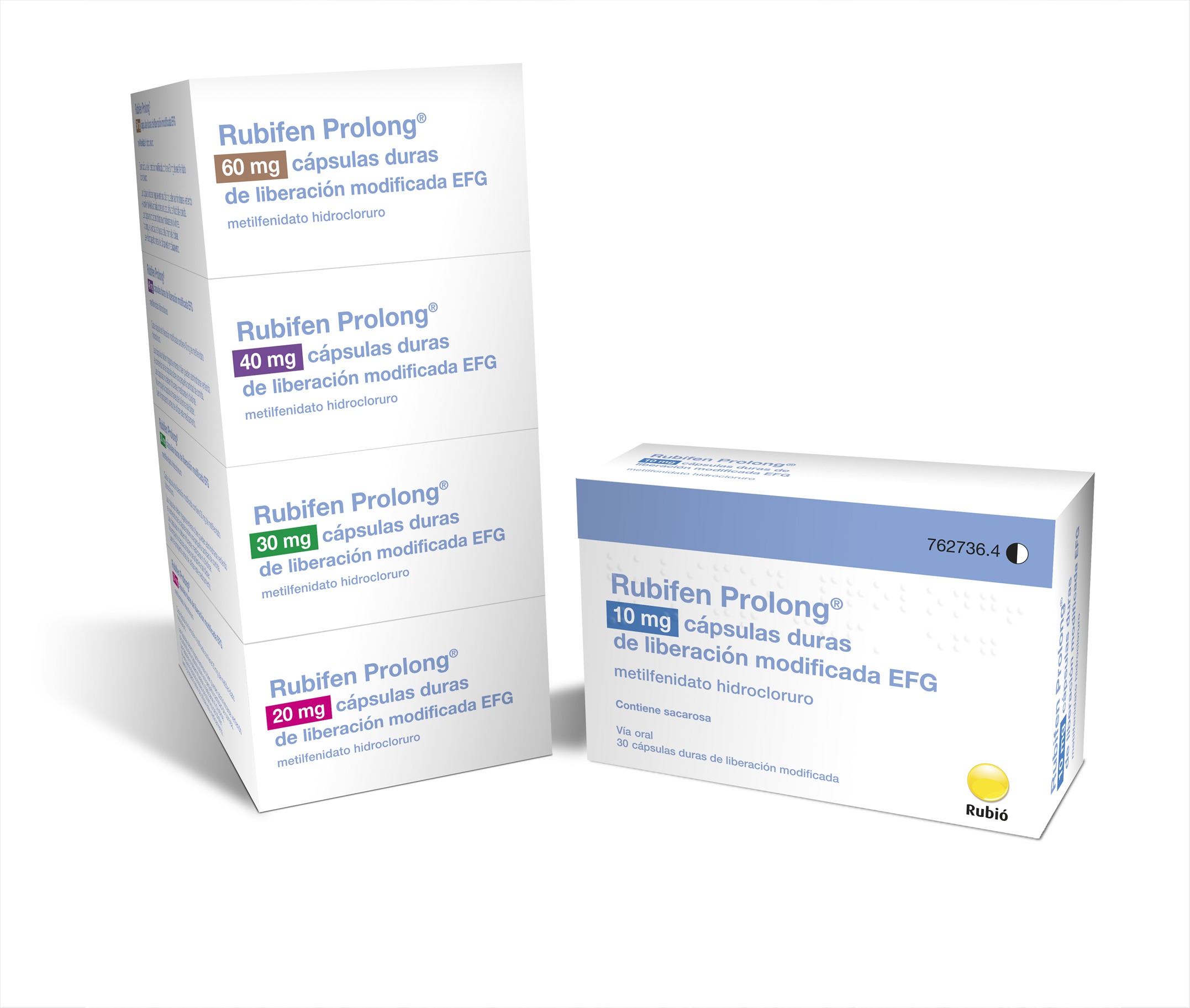 Rubifen Prolong® hard capsules of modified release EFG