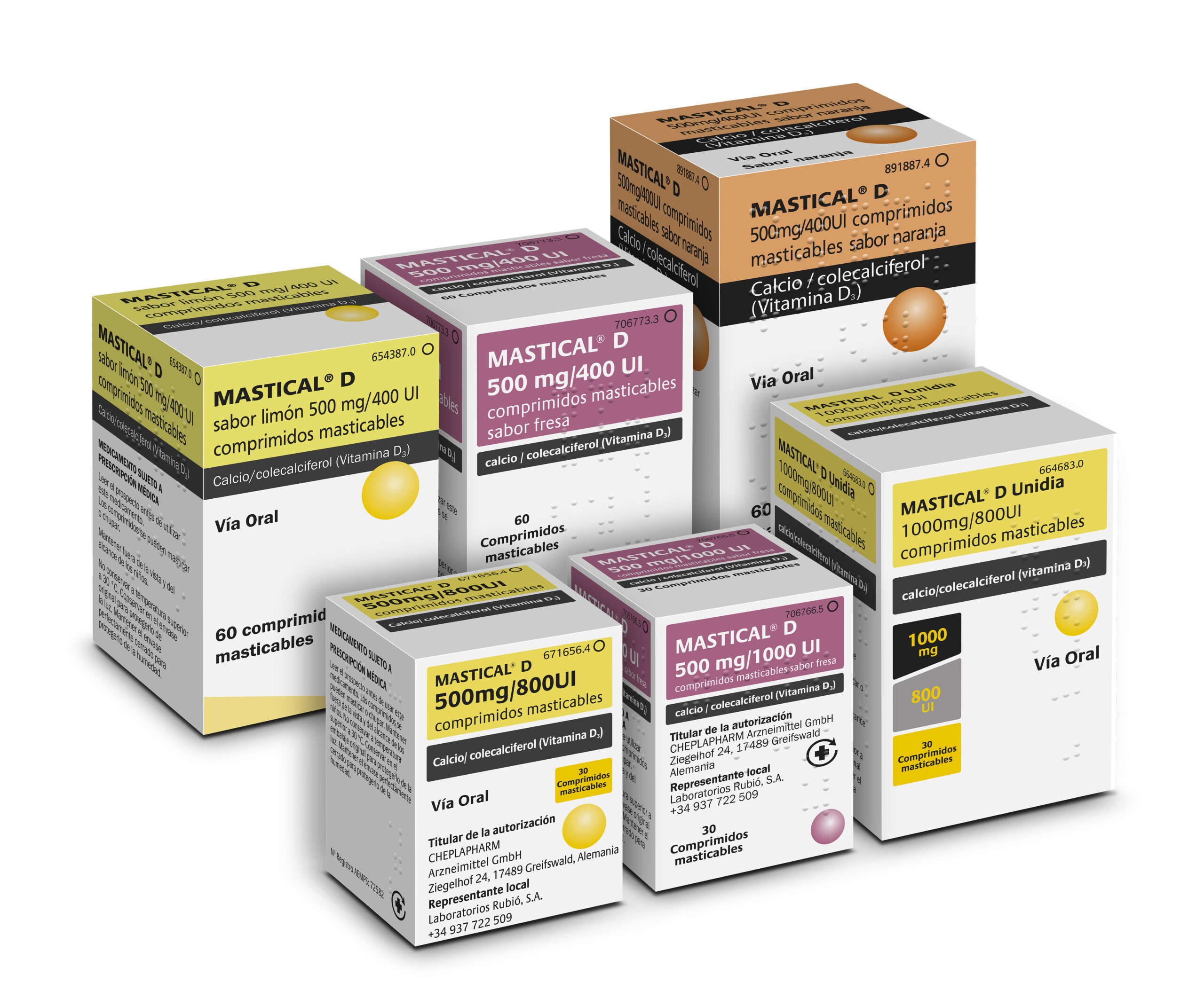 Mastical D® Comprimidos masticables